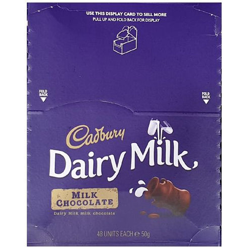 Cadbury Chunky Dairy Milk 50G 48 Pack – Bulk Lollies NZ