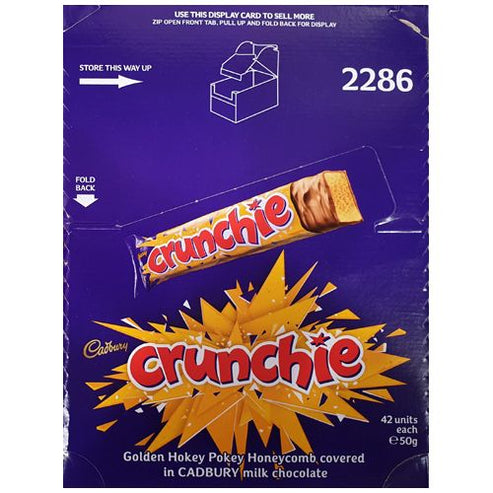 Cadbury Crunchie 50G 42 Pack – Bulk Lollies NZ