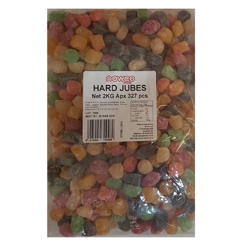 Hard Jubes 2 Kg – Bulk Lollies NZ