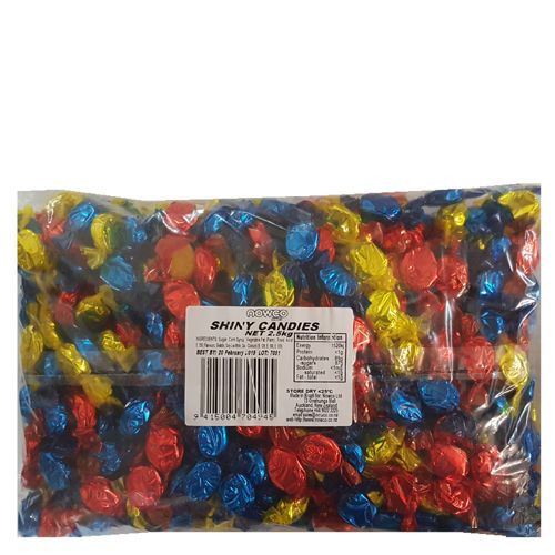 Shiny Candies 2.5 Kg – Bulk Lollies NZ