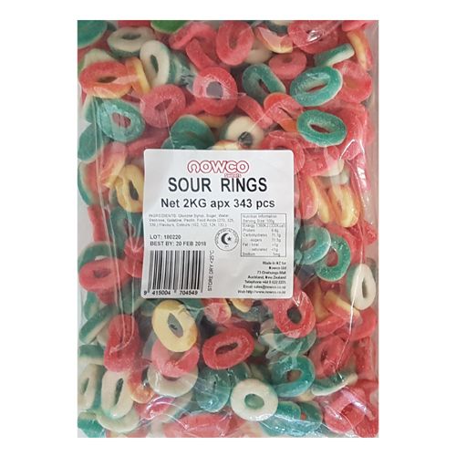 Sour Rings 1.9 Kg – Bulk Lollies NZ